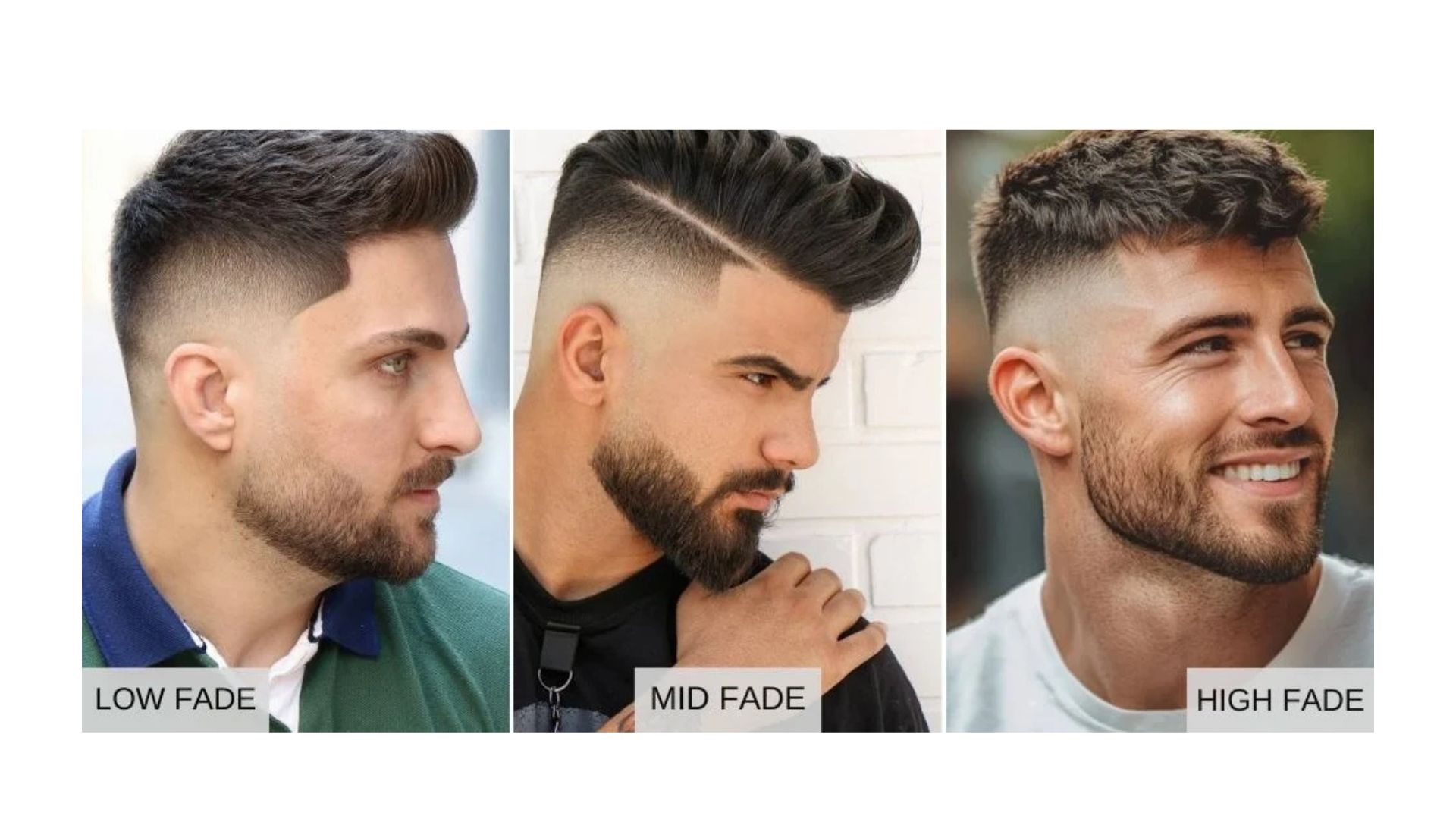 Low Fade vs Mid Fade vs High Fade: Which One Suits You Best? - Barber Bunch